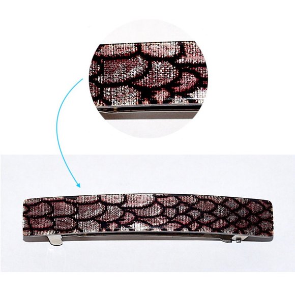 Vintage | Accessories | Vintage Fishscale Acrylic Barrettemade In ...